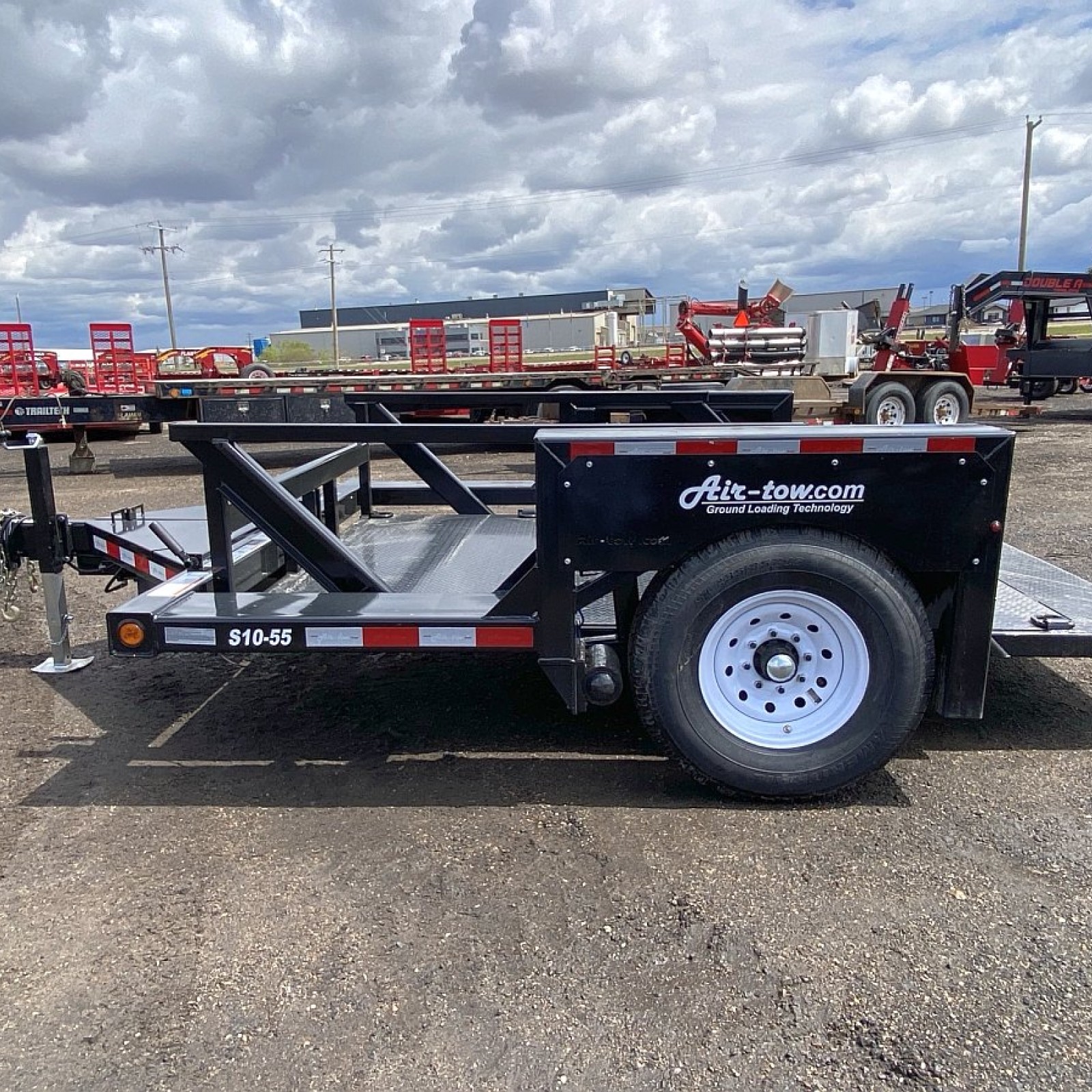 2024 Air-Tow 10' Ground Level Loading Trailer - Ground Level Loading ...