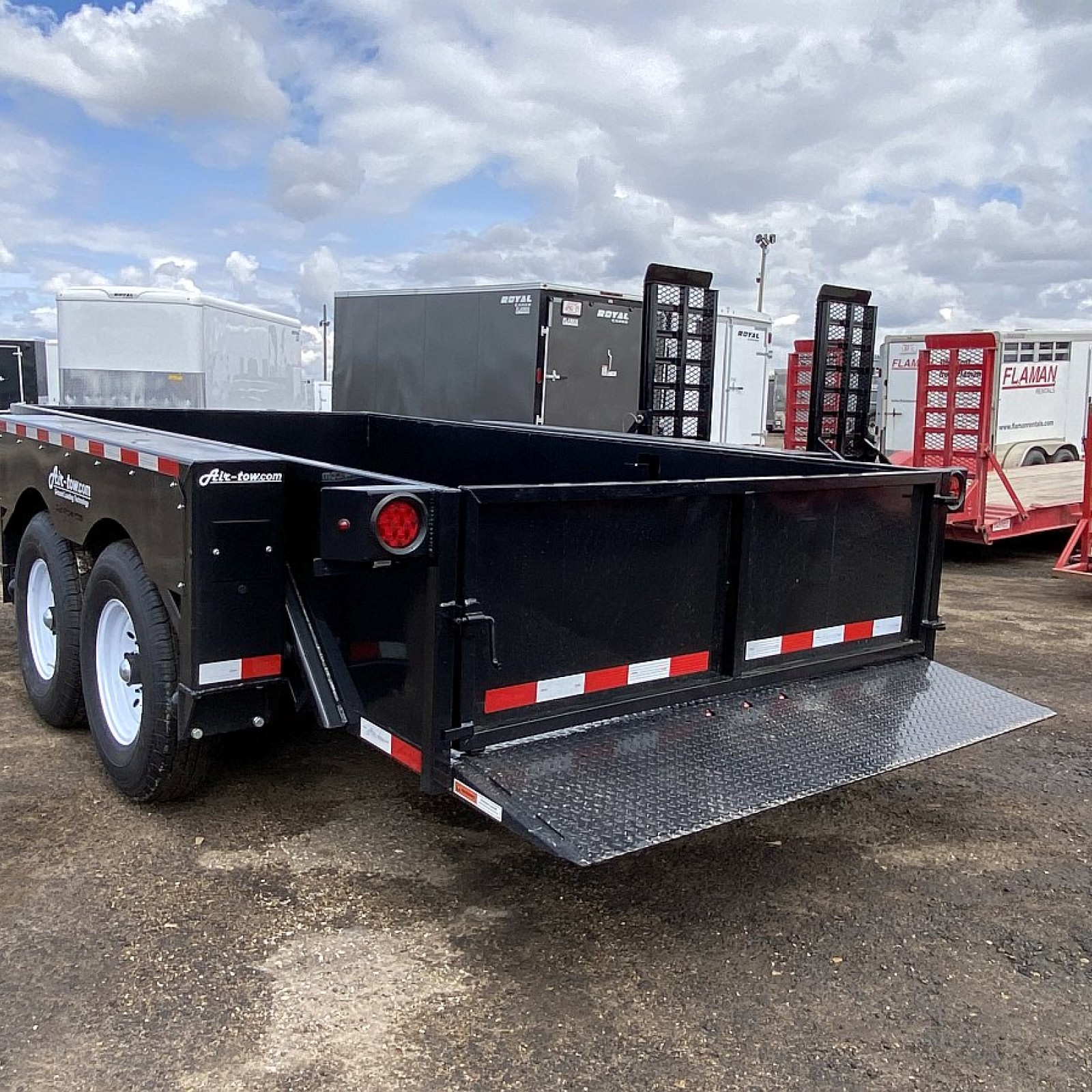 2024 Air-Tow 14' Ground Level Loading Trailer - Ground Level Loading ...