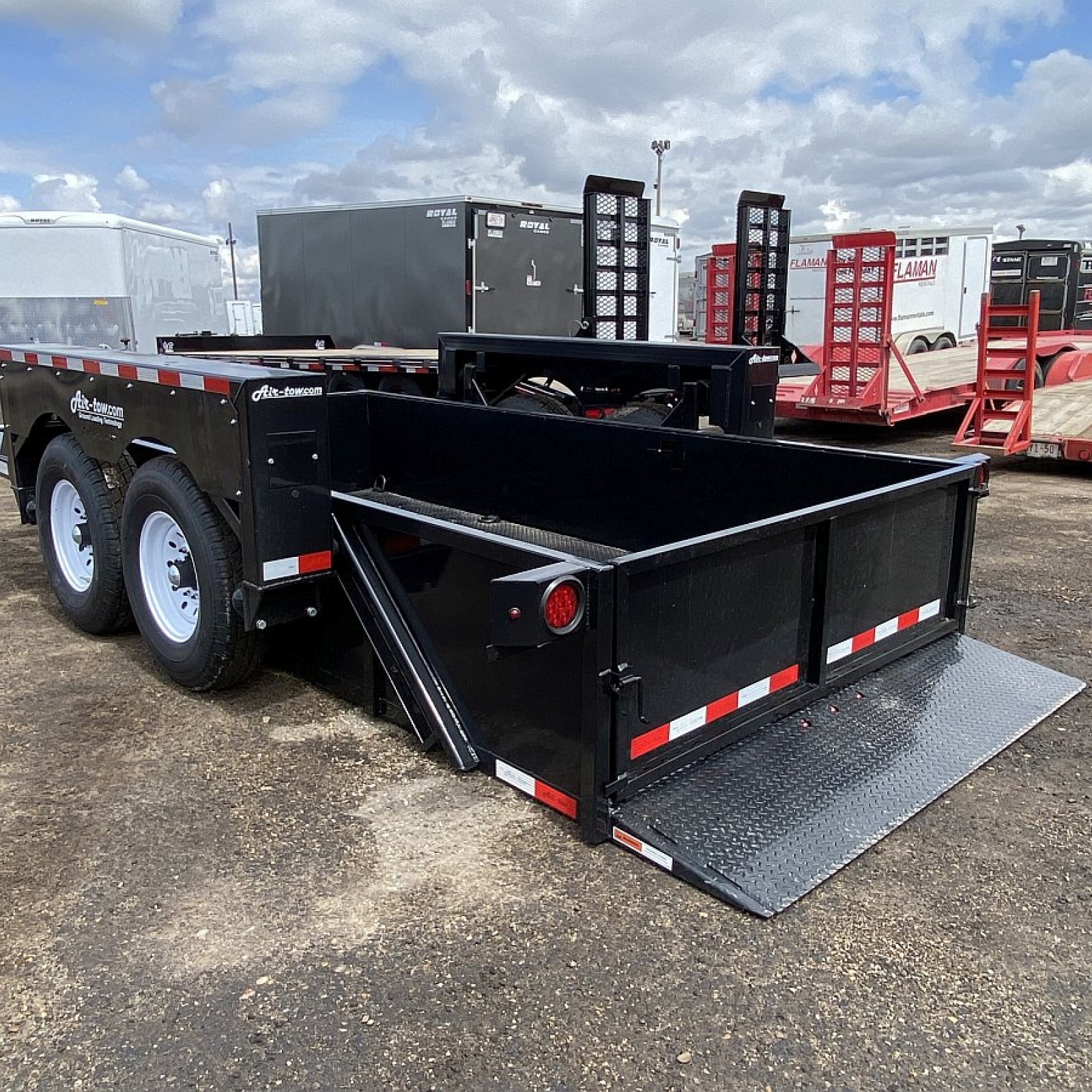 2024 Air-Tow 14' Ground Level Loading Trailer - Ground Level Loading ...