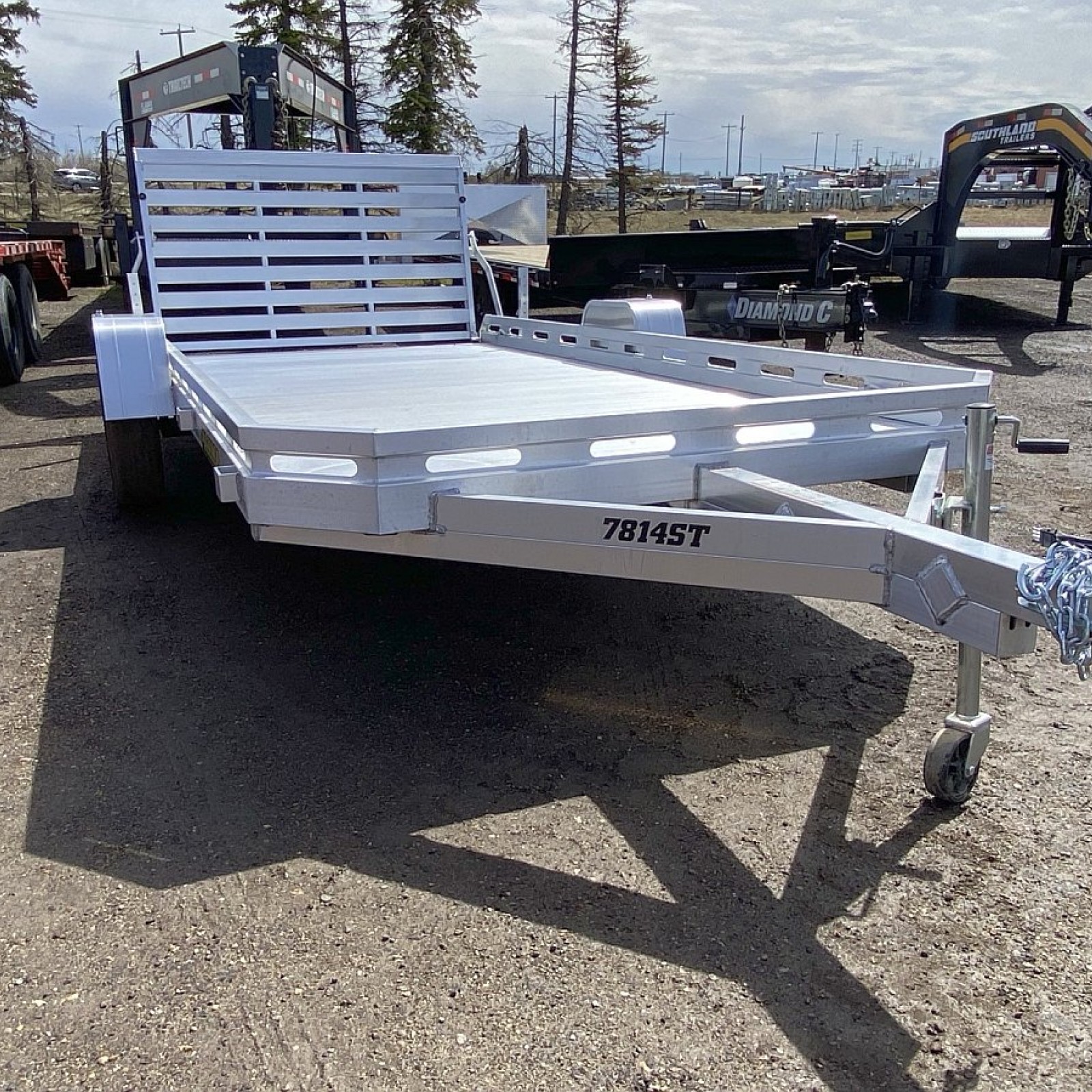 2024 Aluma 6.5'x14' Aluminum Utility Trailer - Trailer Inventory