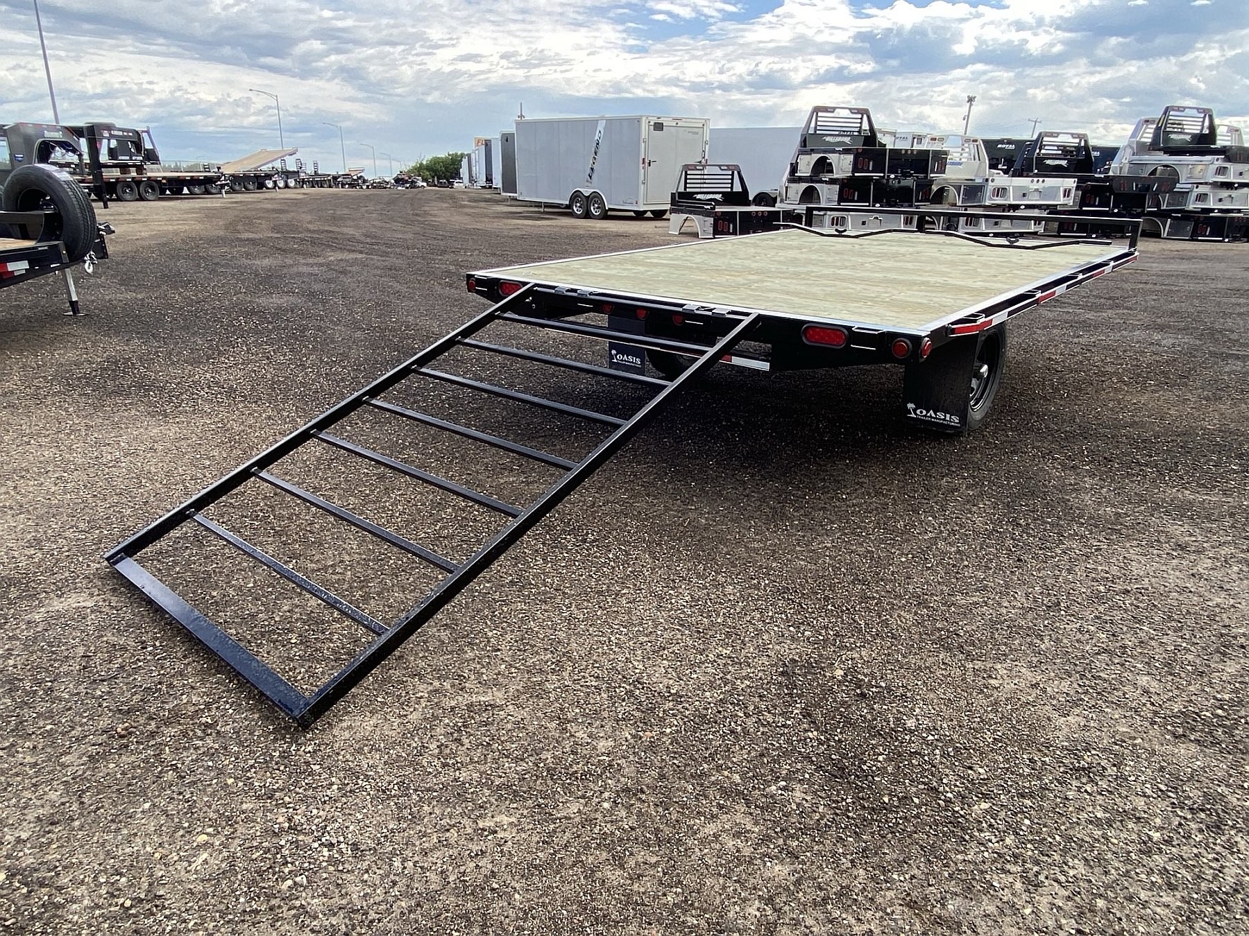 2022 Oasis 12' Deck Over Sled Trailer - Trailer Inventory
