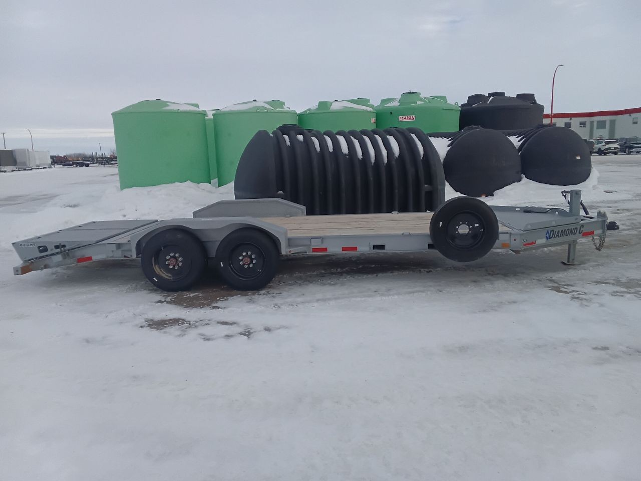 2023 Diamond C LPX 20' 208 Flat Deck Trailer