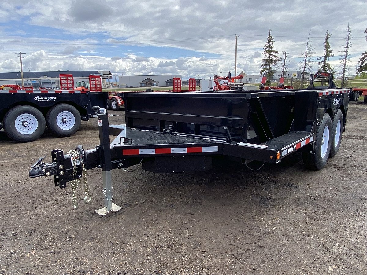 2024 Air-tow 14' Ground Level Loading Trailer - Equipment Flat Deck ...