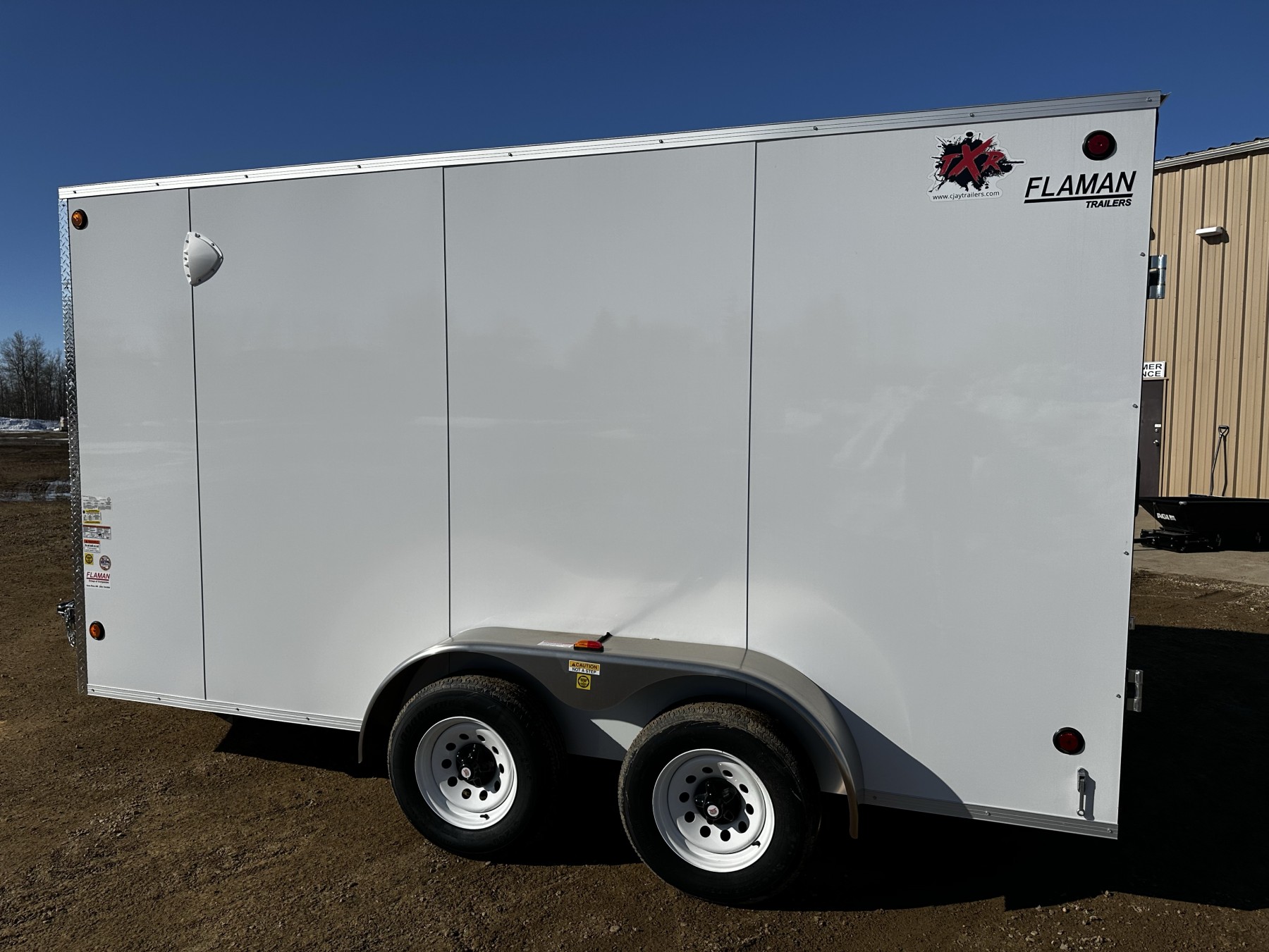 2024 CJay TXR 7' x 14' + V-Nose Cargo Trailer