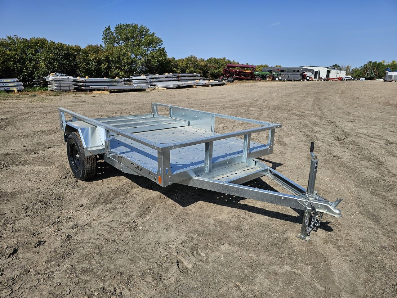 2024 Norbert UTB 5' x 10' Galvanized Steel Utility Trailer