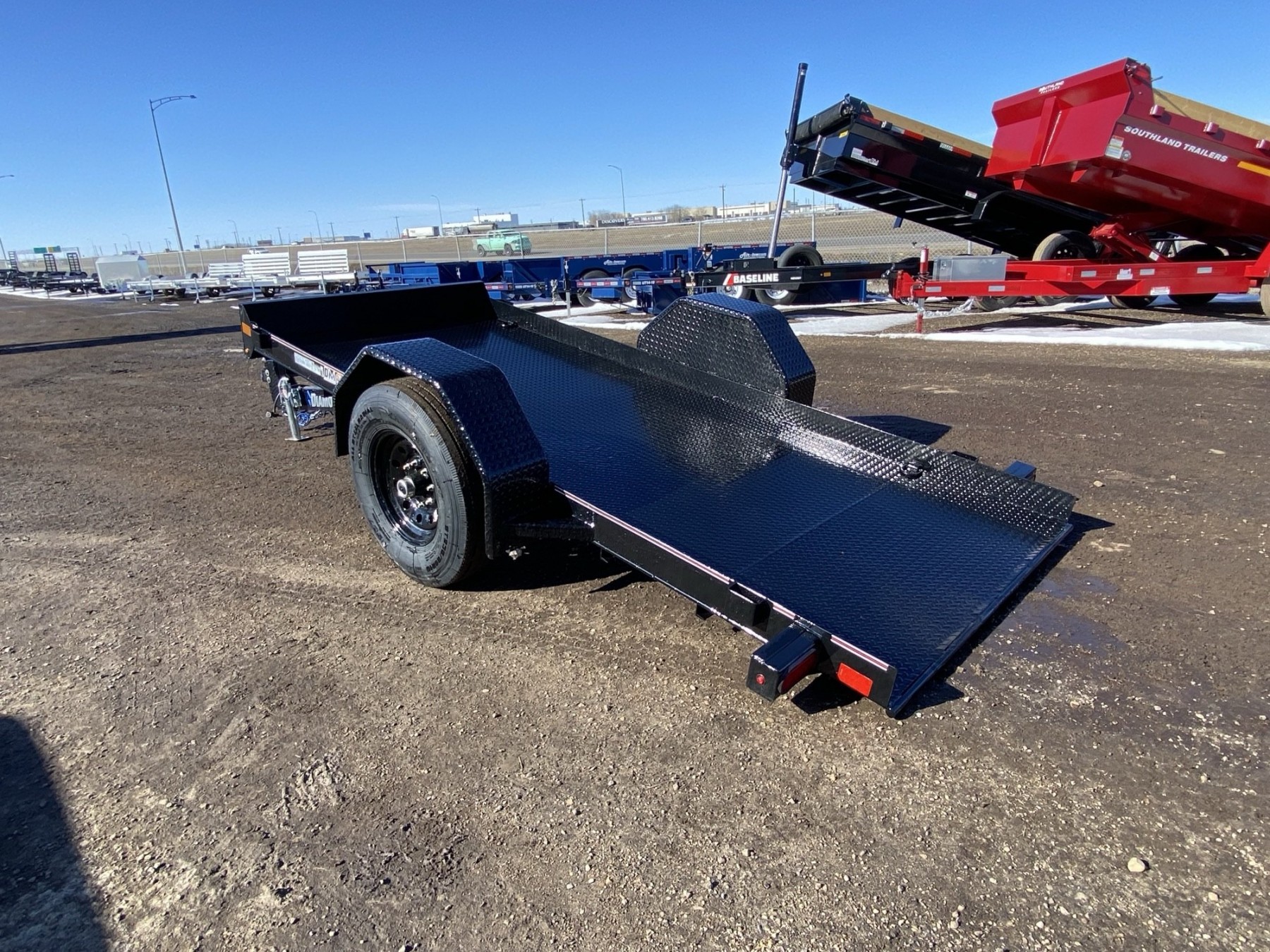 2025 Diamond C 12' Hydraulically Dampened Tilt Trailer
