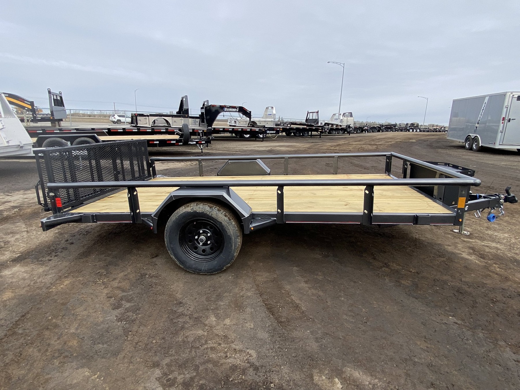 2025 Diamond C 12' Premium Utility Trailer