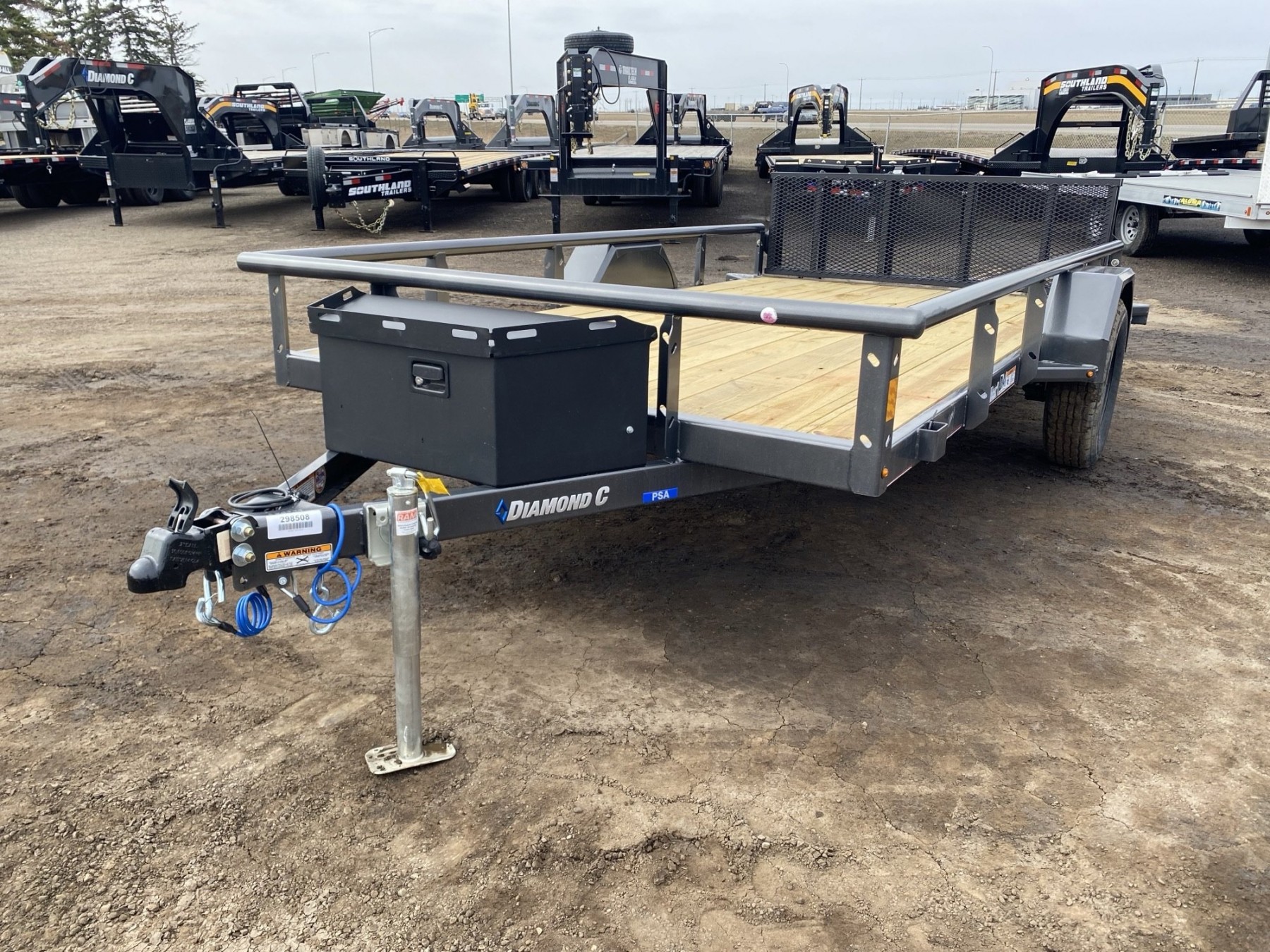 2025 Diamond C 12' Premium Utility Trailer