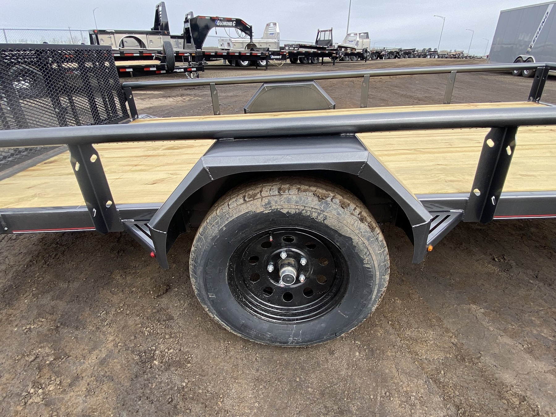 2025 Diamond C 12' Premium Utility Trailer