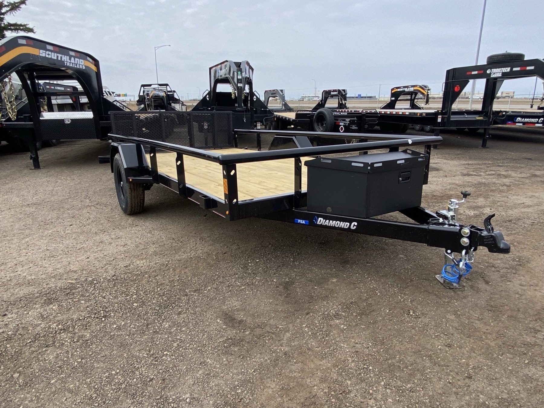 2025 Diamond C 12' Premium Utility Trailer