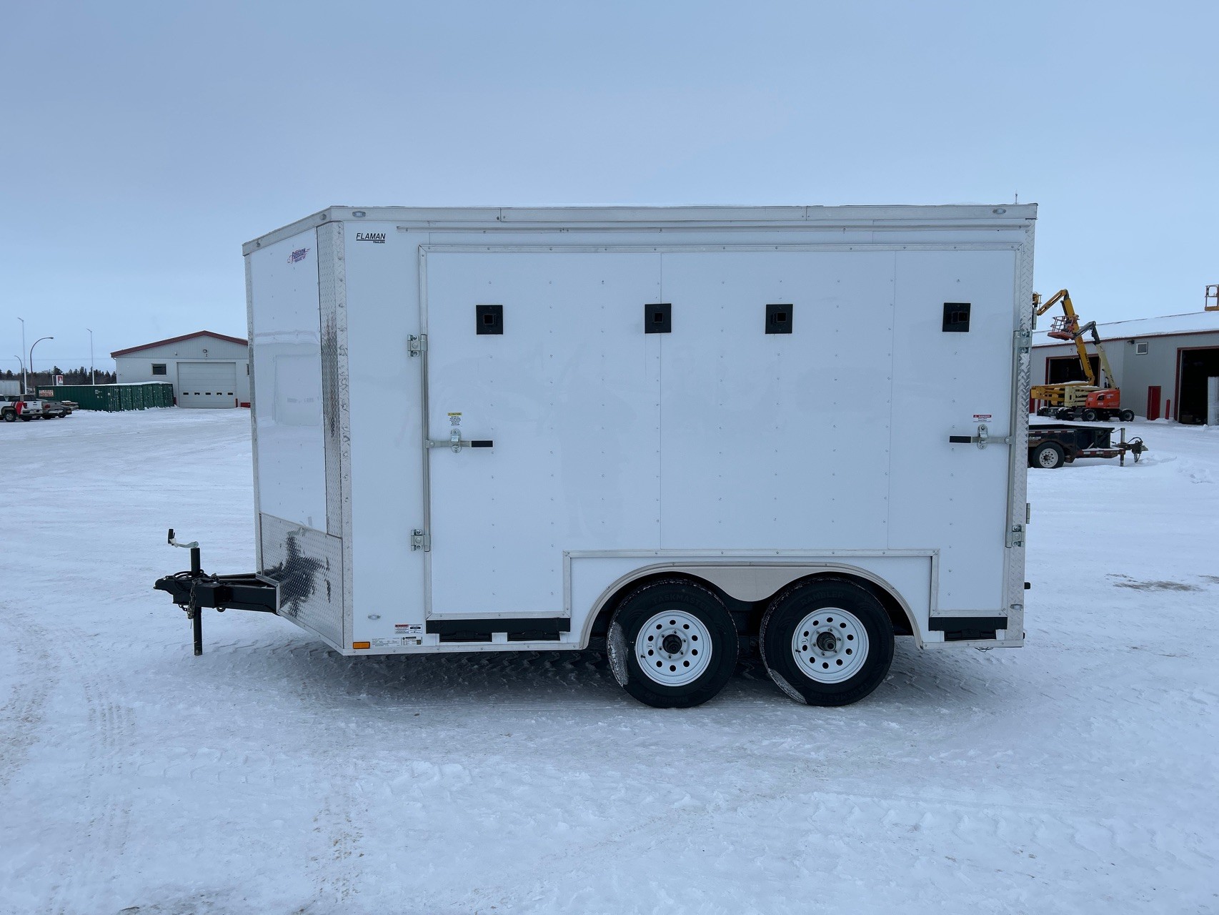 2025 Freedom 8'6" x 12' + V-Nose Enclosed Trailer