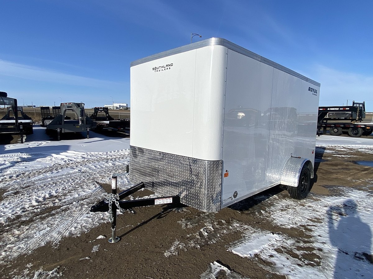2025 Royal 6'x12' Flat Front Enclosed Cargo Trailer