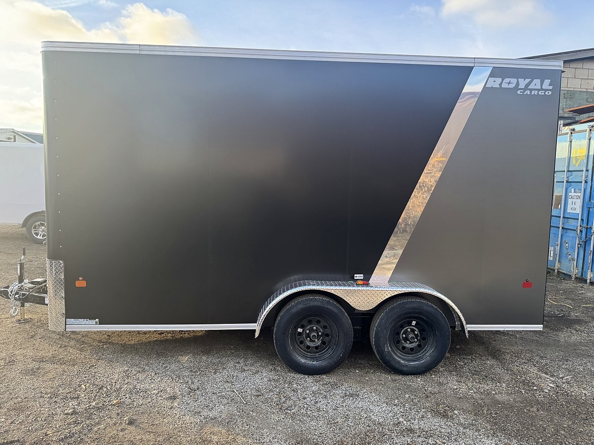 2025 Royal 7'x14' Enclosed Cargo Trailer - 7' Wide - Steel Frame Cargo ...
