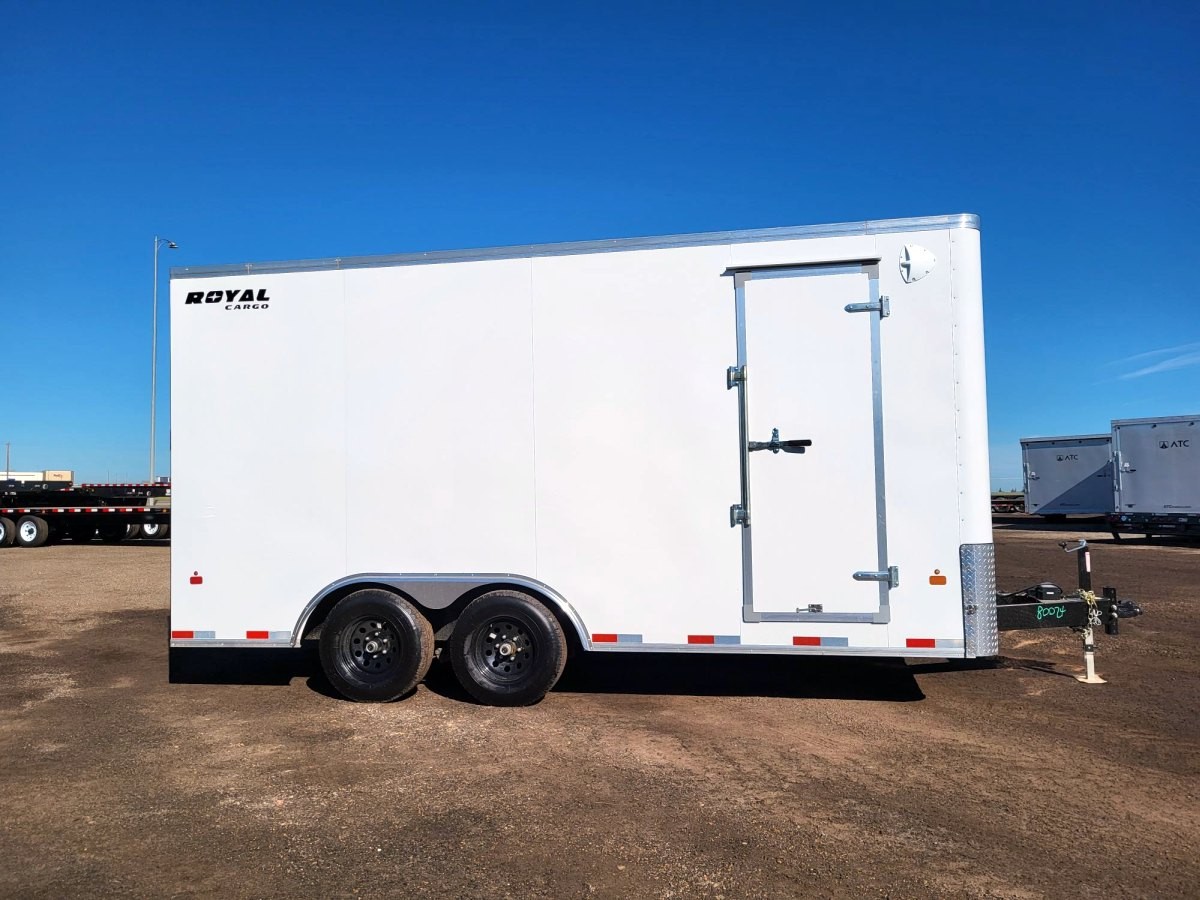 2025 Royal 8'x16' Enclosed Flat Front Cargo Trailer - Trailer Inventory