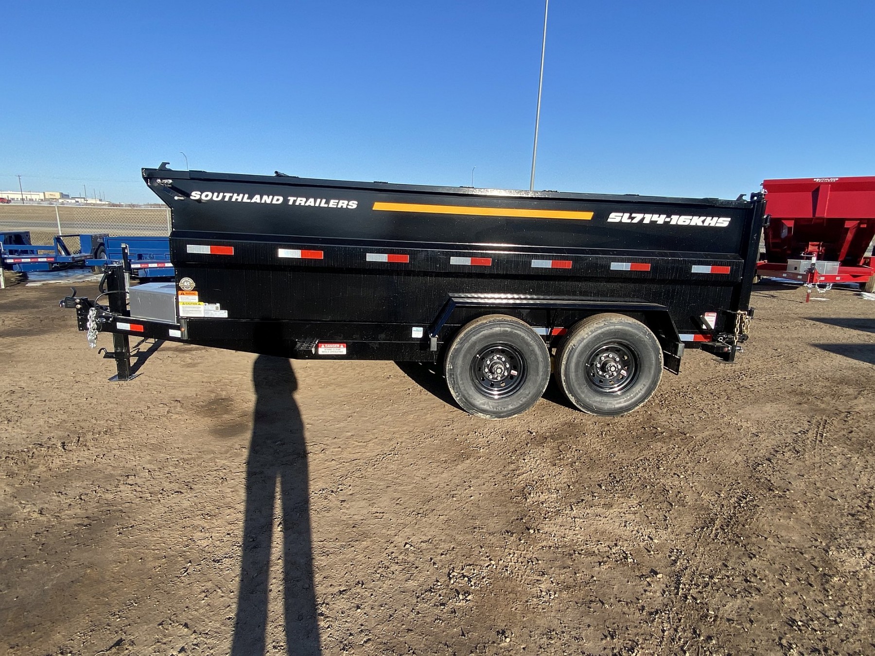 2025 Southland 14' High Side Dump Trailer