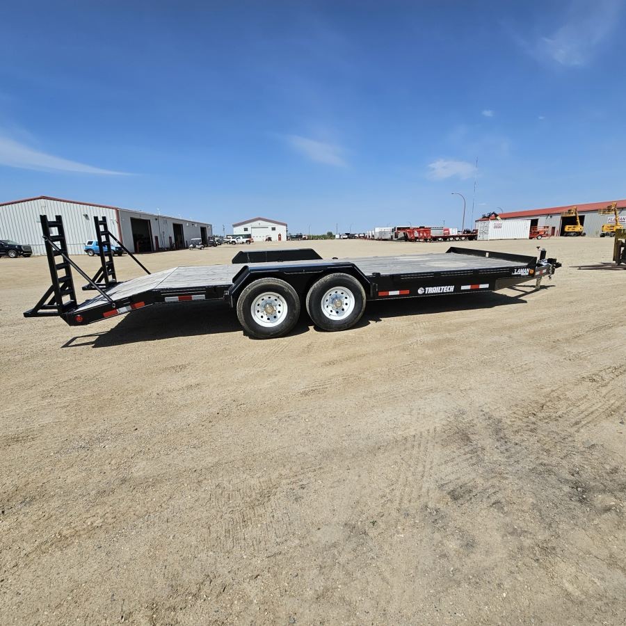 2025 Trailtech CELR 8'6" x 20' Beavertail Flat Deck Trailer
