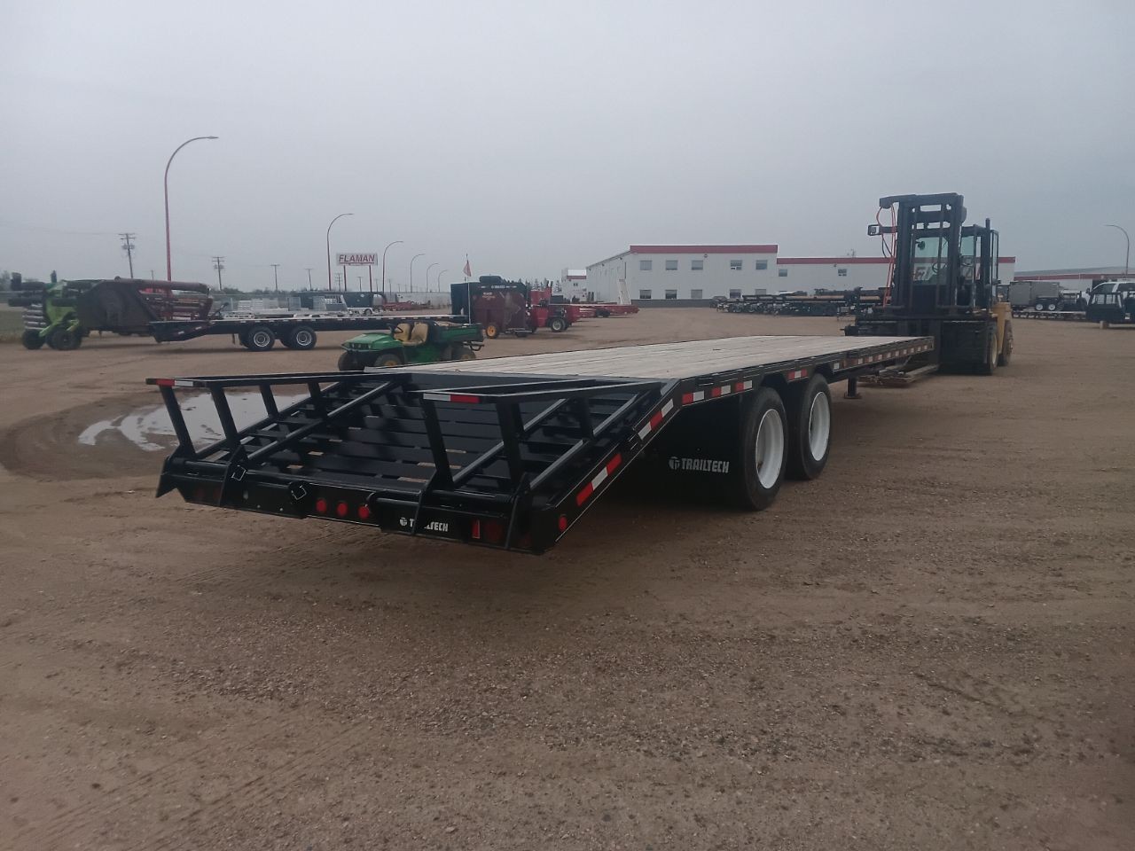 2025 Trailtech TD220 8'6" x 31' Pintle BT Flat Deck Trailer - Trailer ...