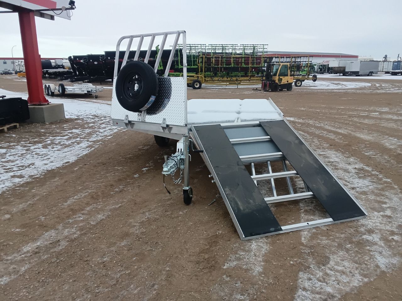2026 Aluma 8610D 101.25" x 10' Toy Hauler Trailer