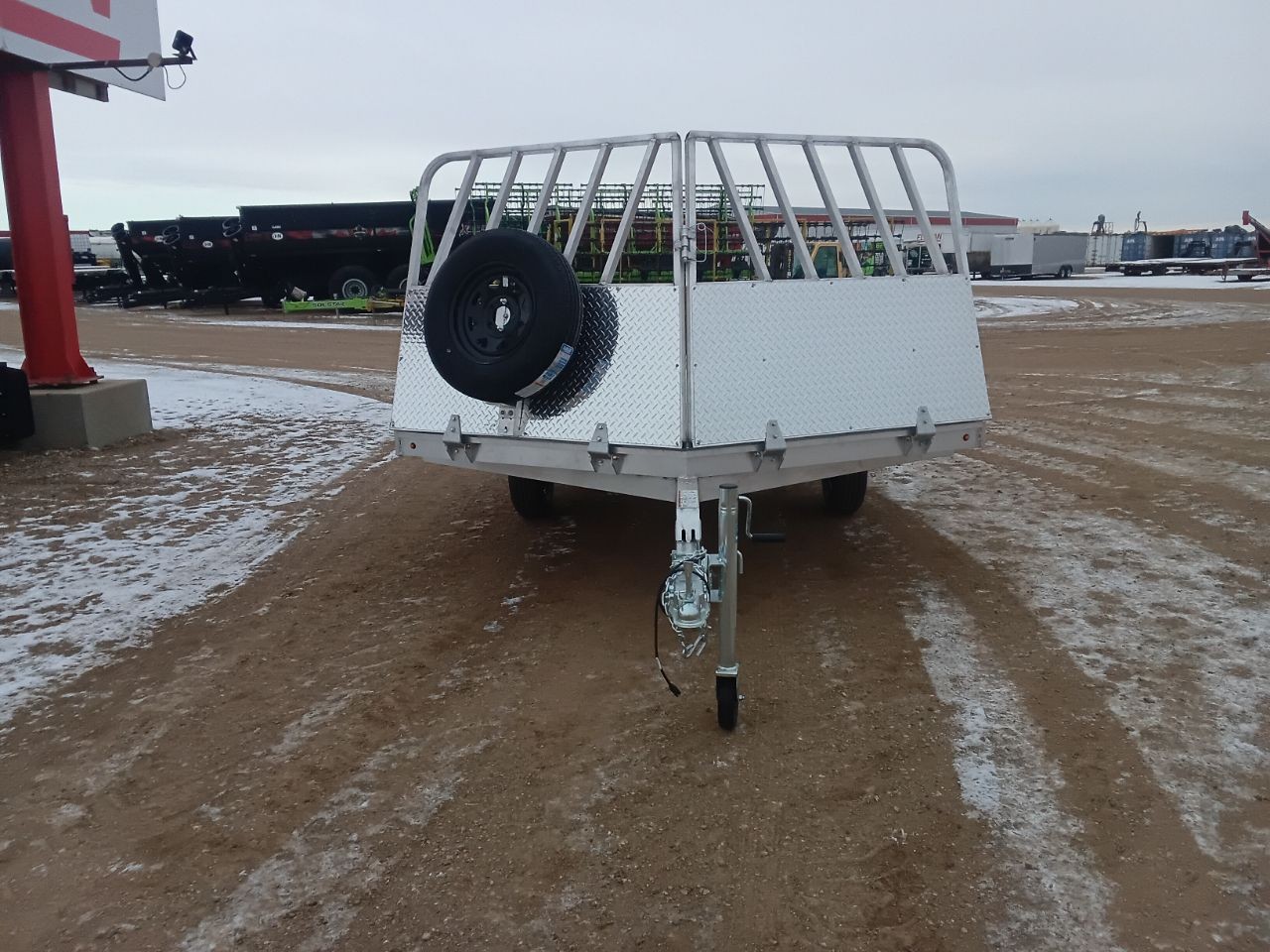2026 Aluma 8610D 101.25" x 10' Toy Hauler Trailer