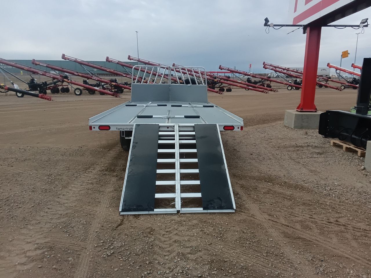 2026 Aluma 8616D 101.25" x 16' Toy Hauler Trailer - Equipment Flat Deck ...