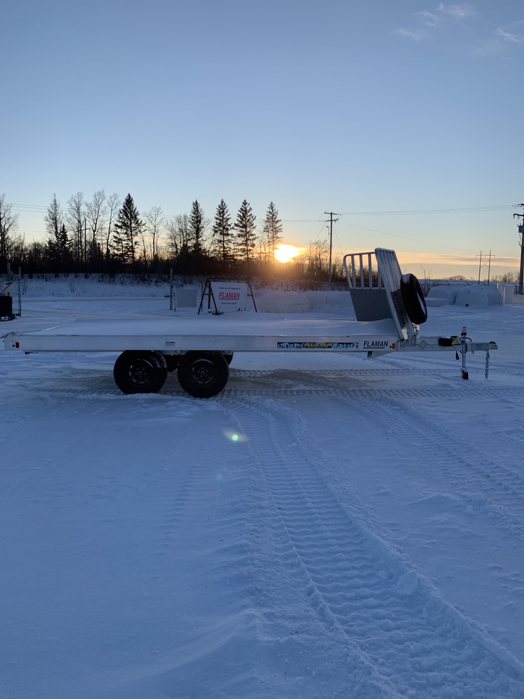 2026 Aluma 8616D 101.25" x 16' Toy Hauler Trailer