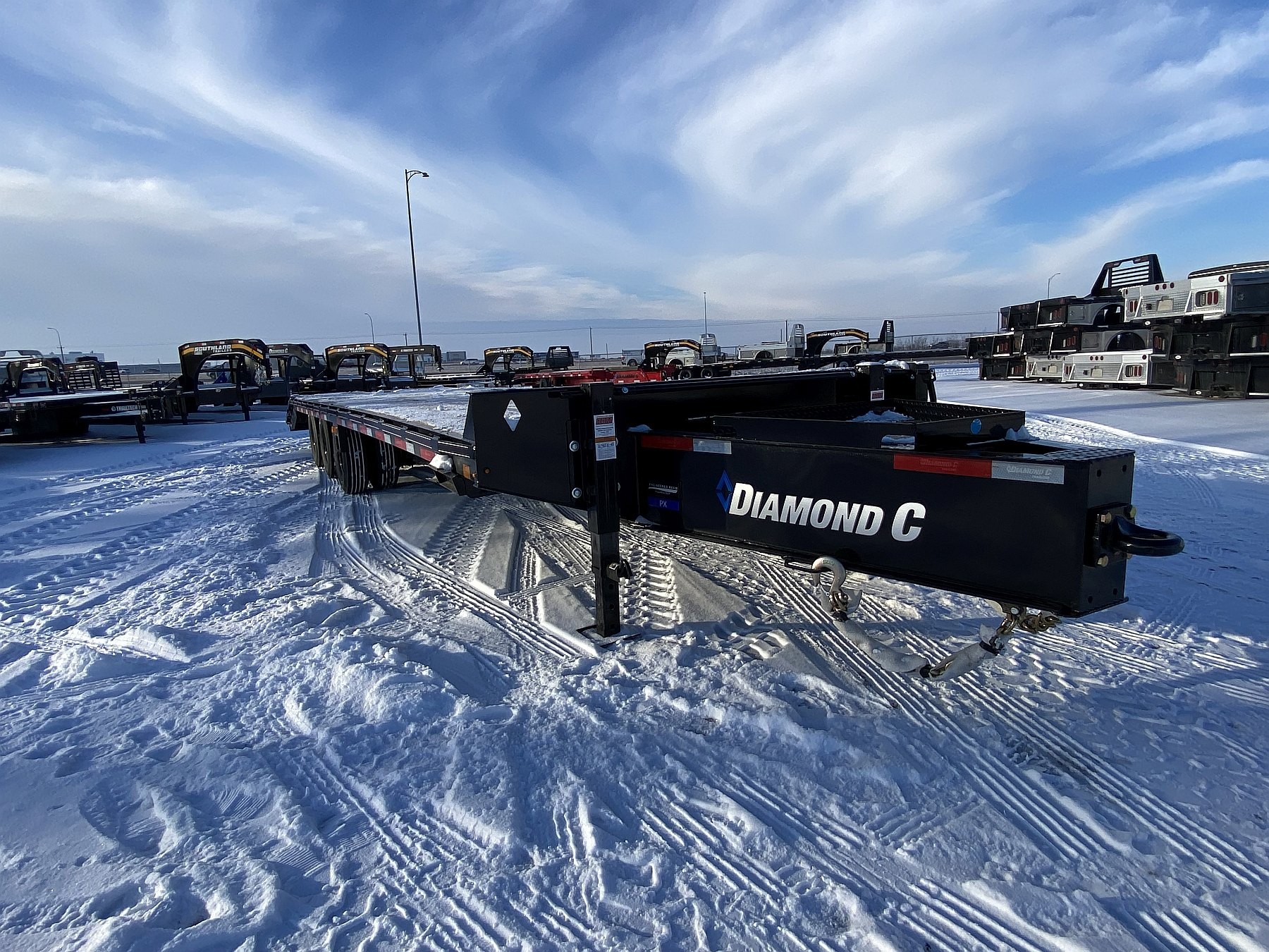 2026 Diamond C 32' Pintle Hitch Equipment Trailer