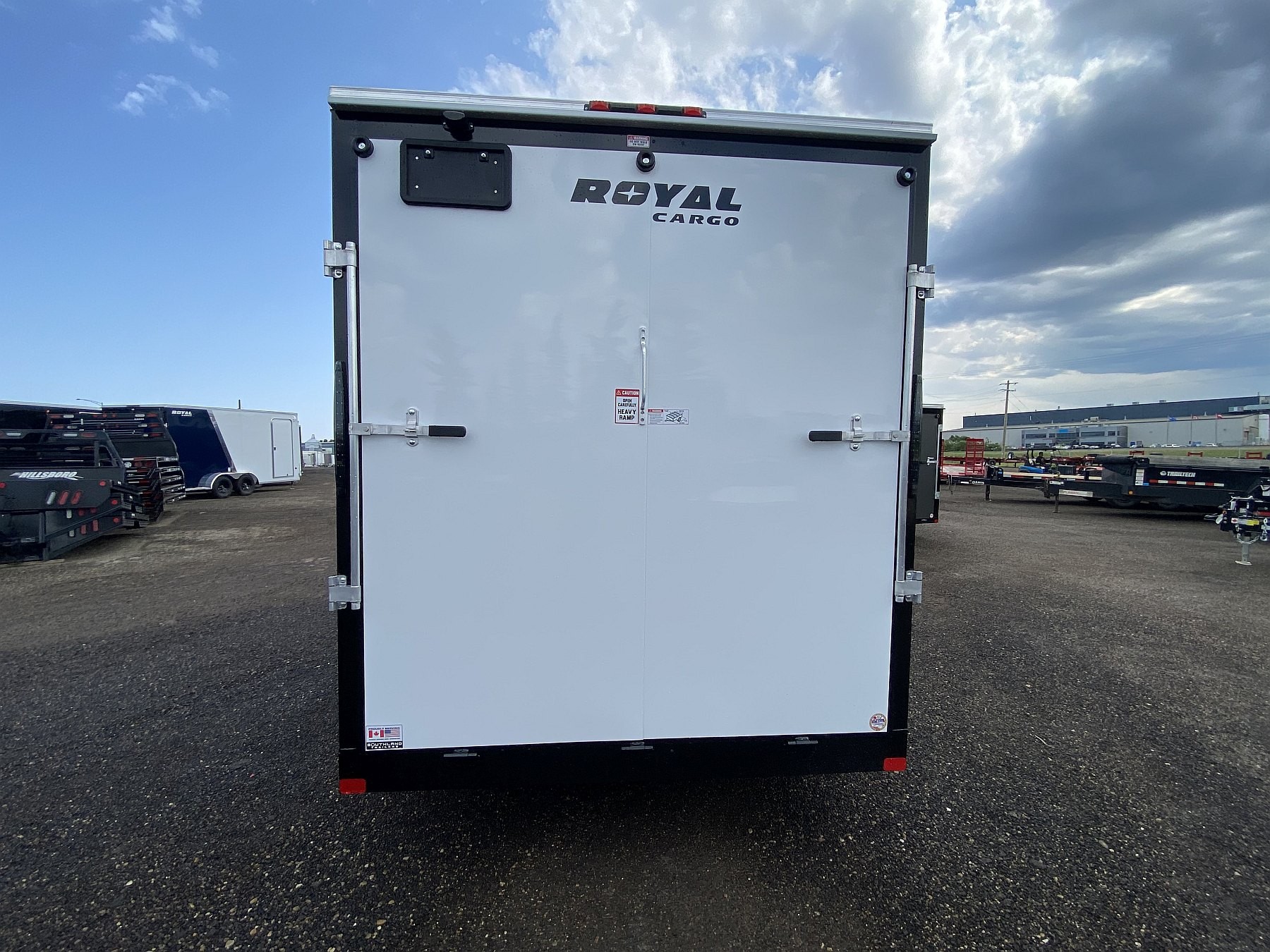 2026 Royal 7'x16' Enclosed Cargo Trailer - 7' Wide - Steel Frame Cargo ...