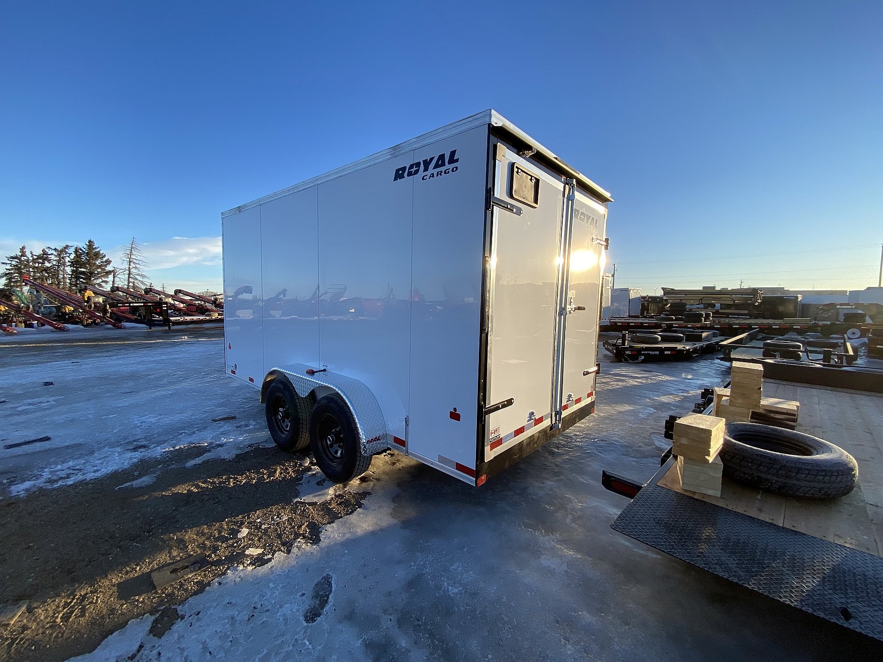 2026 Royal 7'x16' Enclosed Cargo Trailer w/ Axle Upgrade