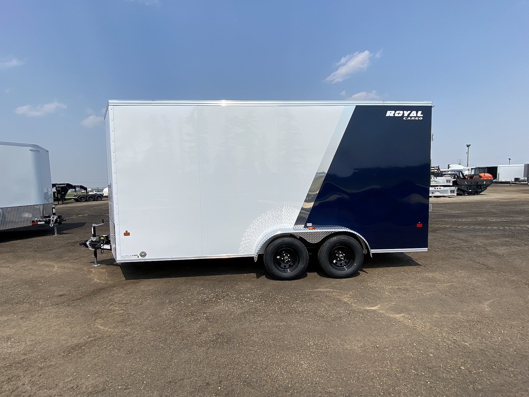 2026 Royal 7'x18' Custom Color Enclosed Cargo Trailer - 7' Wide - Steel ...