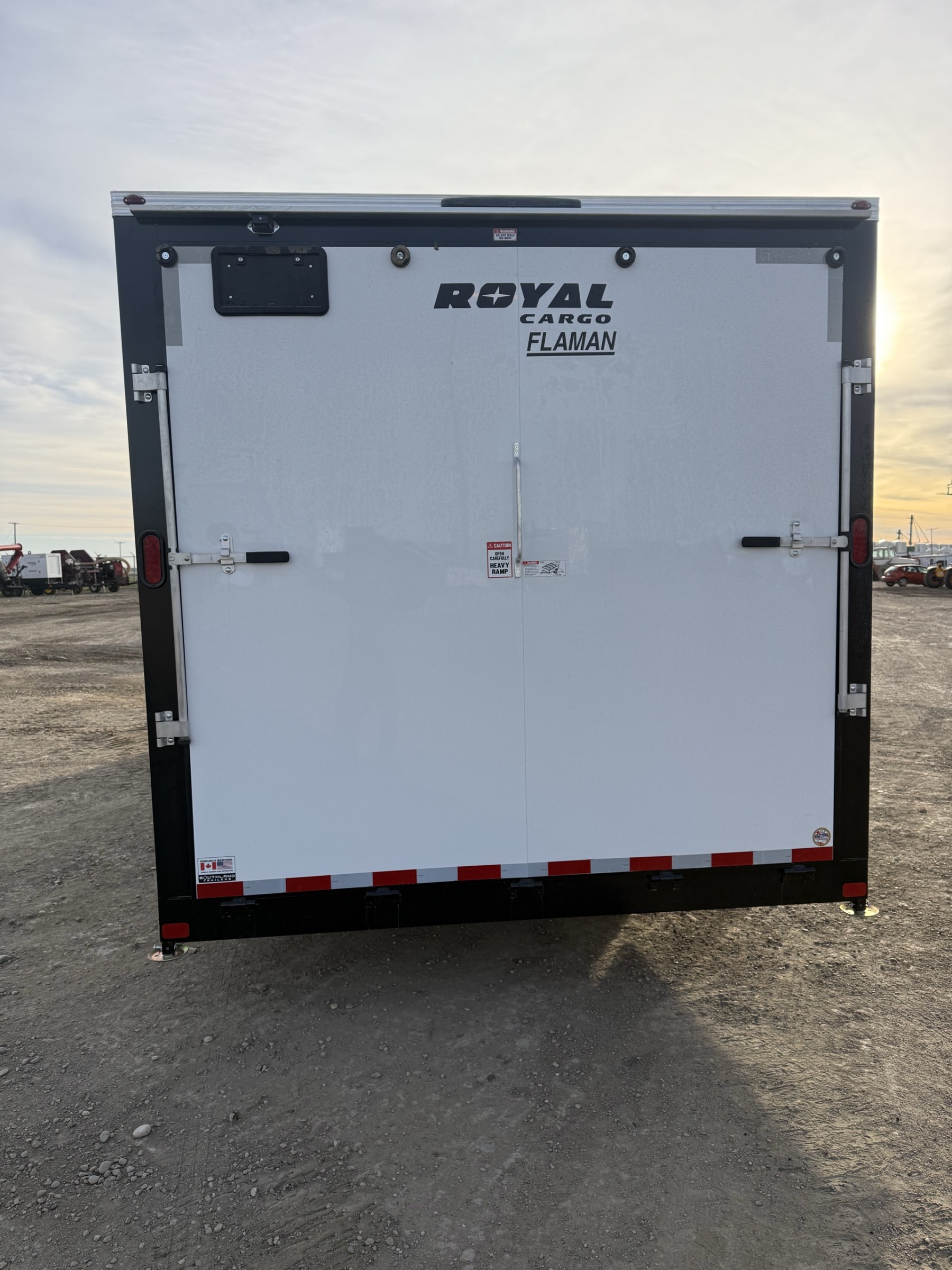 2026 Royal LARC 8'6" x 24' + V-Nose Car Hauler Trailer