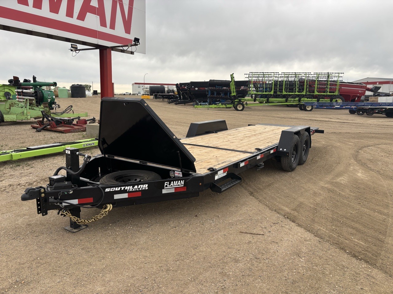 2026 Southland 22' (6'S +6'T) Partial Tilt Tandem 8K Trailer