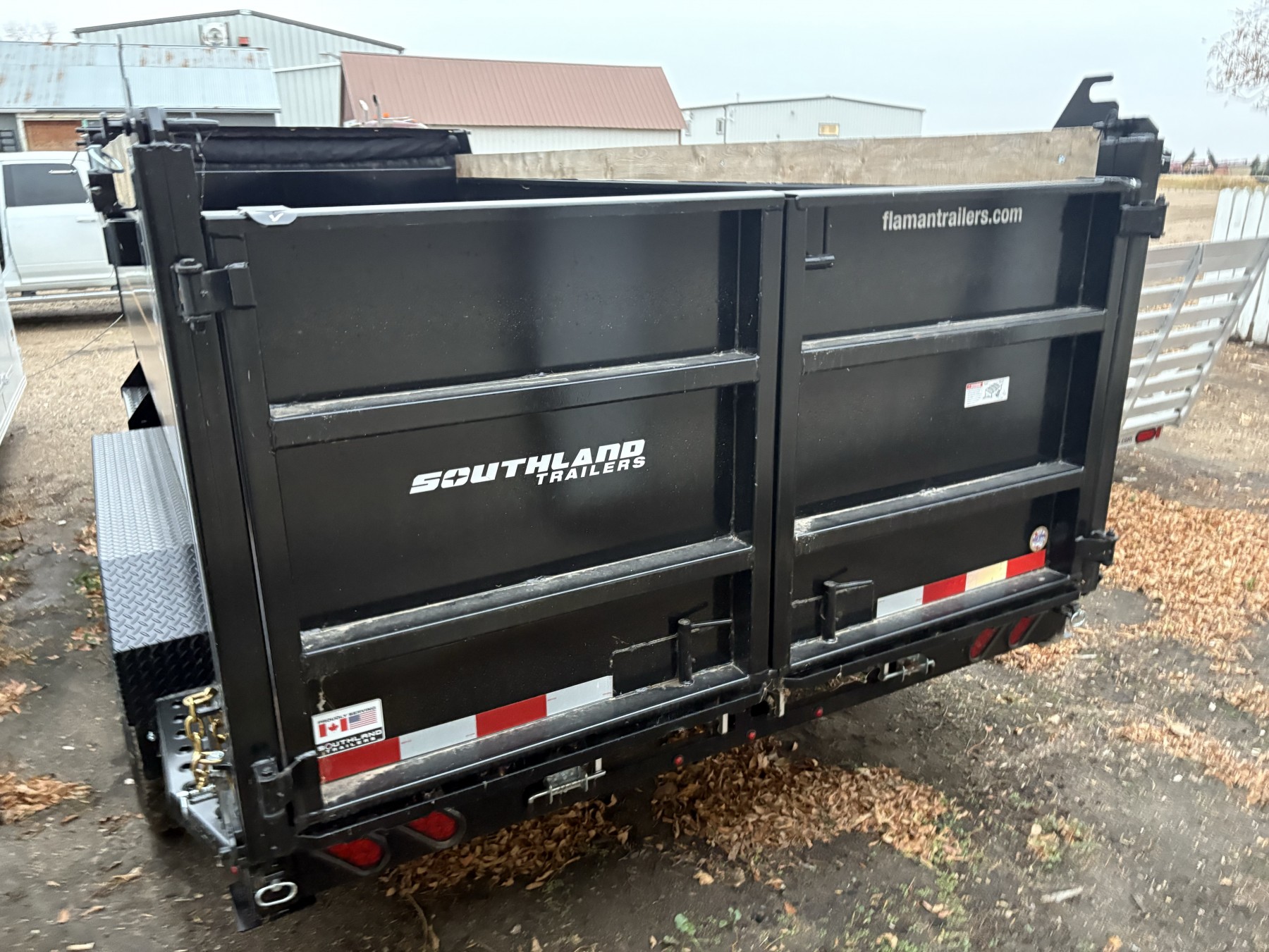 2026 Southland 24K 7' x 16' High Side Gooseneck Dump Trailer