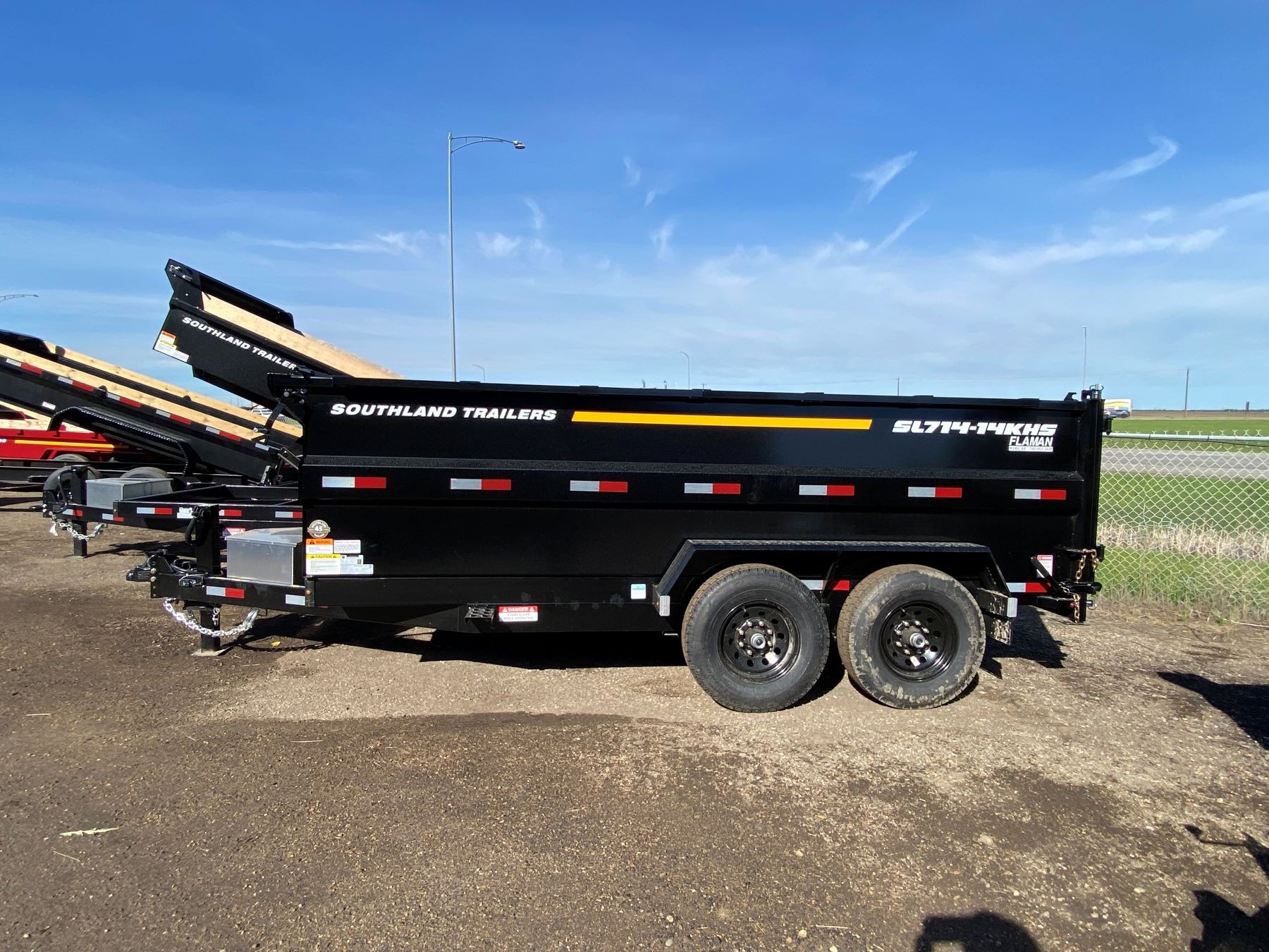2026 Southland 7'x14'- 14K High Side Dump Trailer