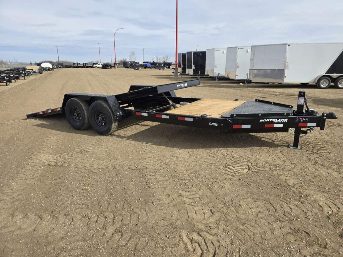 2026 Southland LBAT8- 20' Tilt Deck Trailer - Lowboy Bumper Pull - Equipment Flat Deck Trailers ...