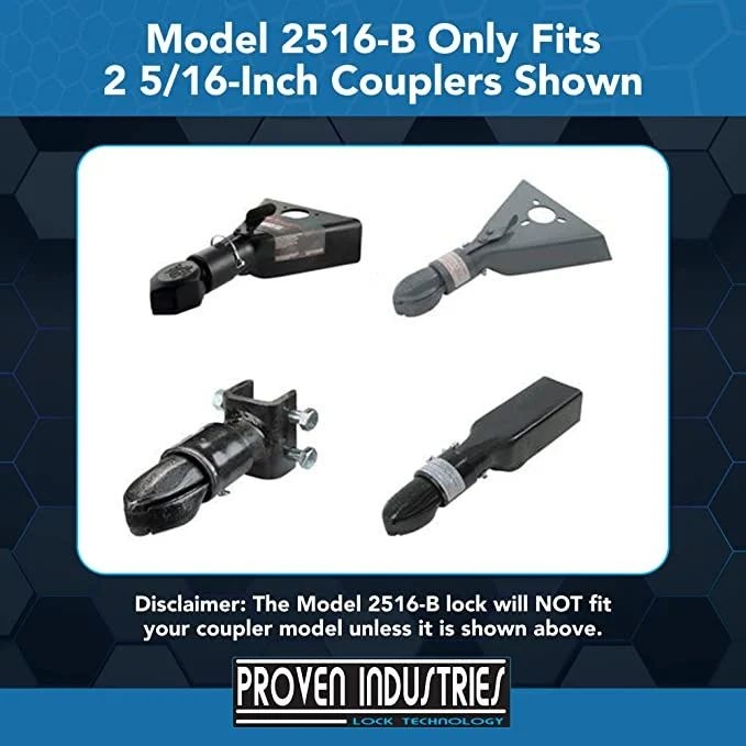 Proven Industries Trailer Hitch Locks