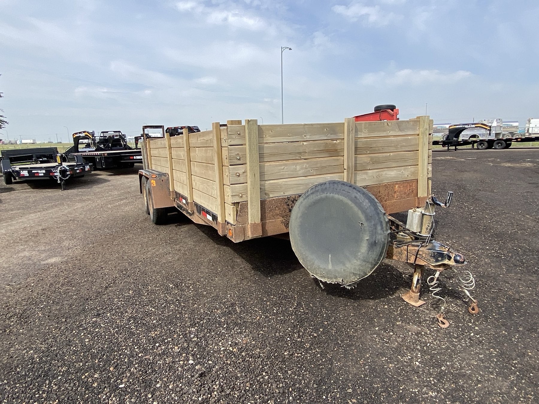 Used 2009 18' Lowboy Trailer