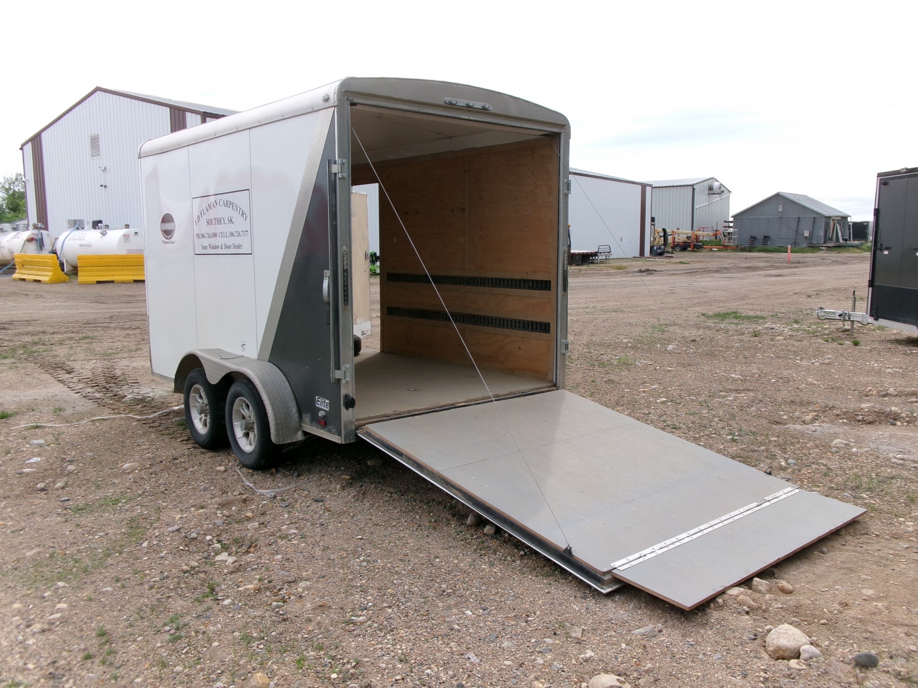 Used 2019 Forest River CC 7' x 12' V-Nose Cargo - Enclosed Trailers ...