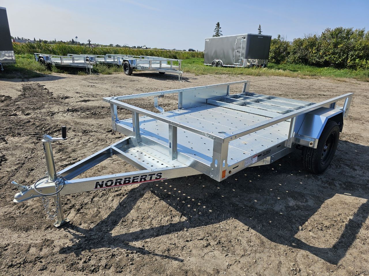 2024 Nortbert UTB 5' x 10' Galvanized Steel Utility Trailer - ATV/UTV ...